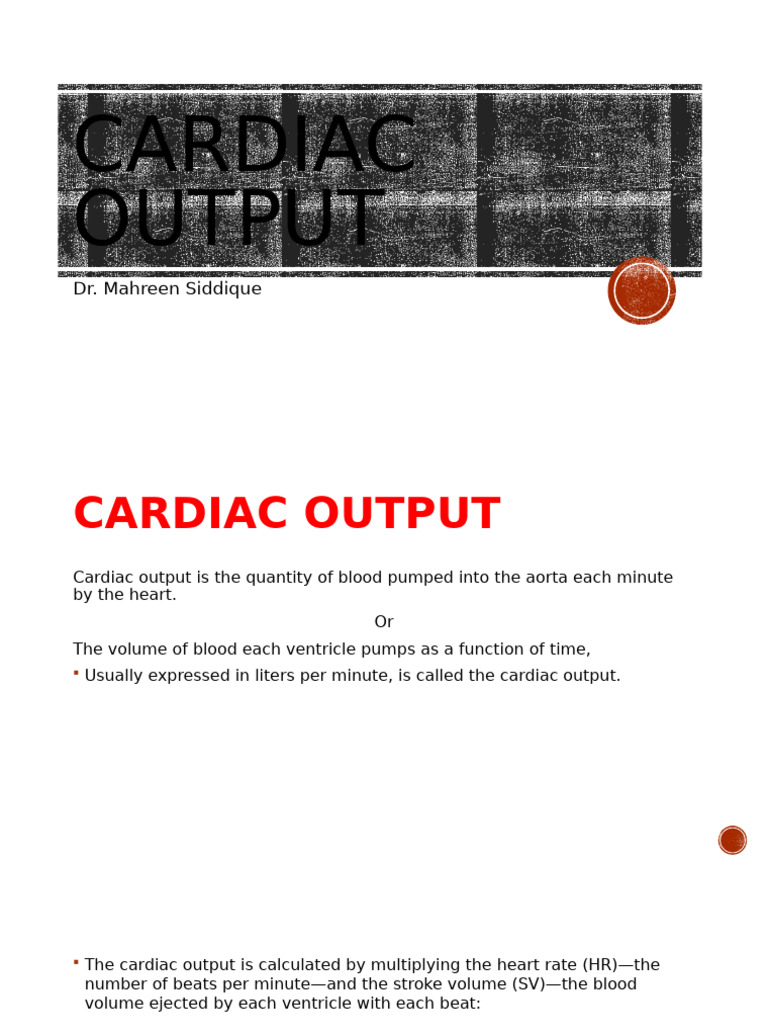 Understanding Cardiac Output Factors | PDF | Heart | Ventricle (Heart)