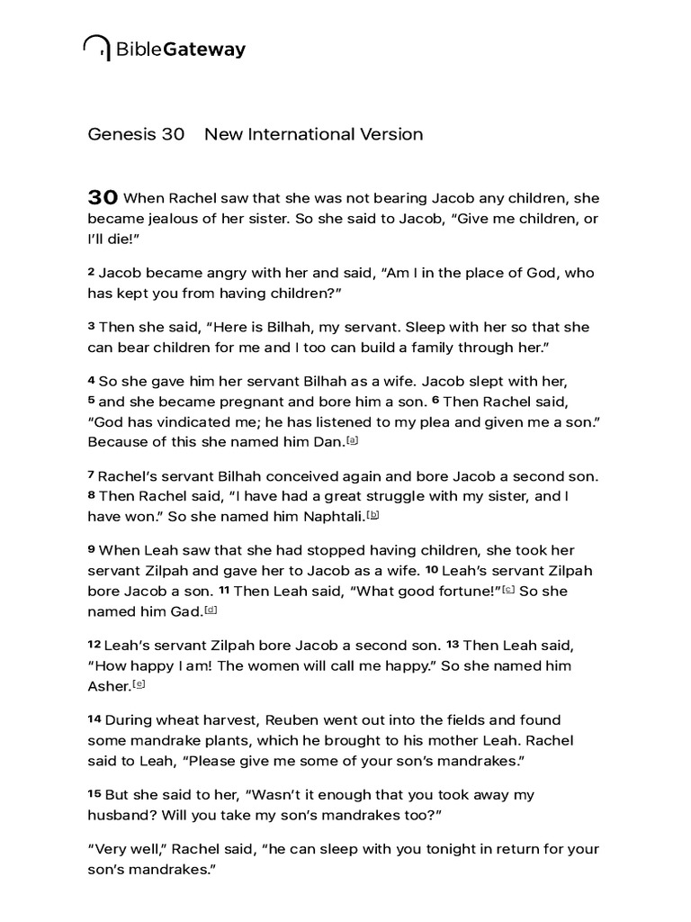 Rachel and Leah's Rivalry for Children | PDF | Leah | Rachel