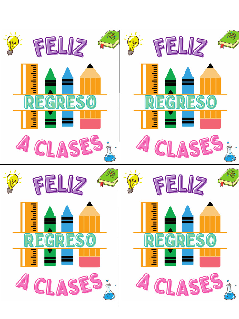 ¡Feliz Vuelta A Clases! | PDF