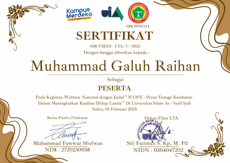 Muhammad Galuh Raihan | PDF