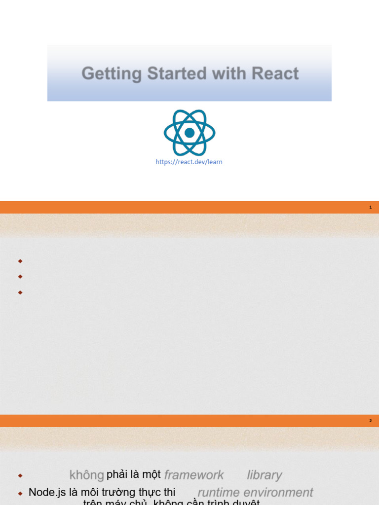 Lecture 02 - Getting Started With React | PDF | Java Script | Information Technology