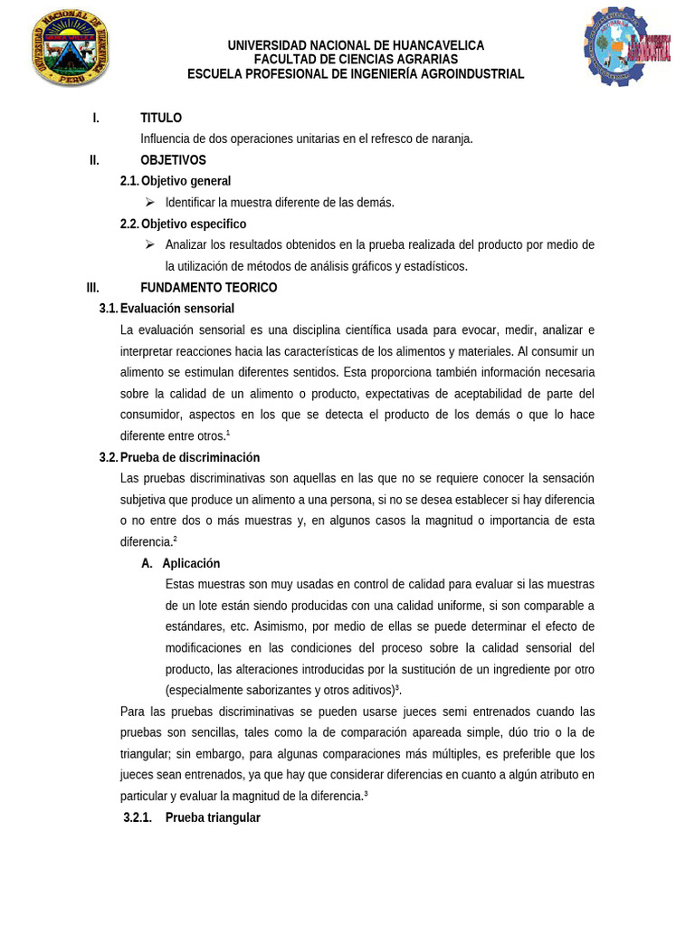 PRUEBA TRIANGULAR Final | PDF | Nutrición | Dieta y nutrición