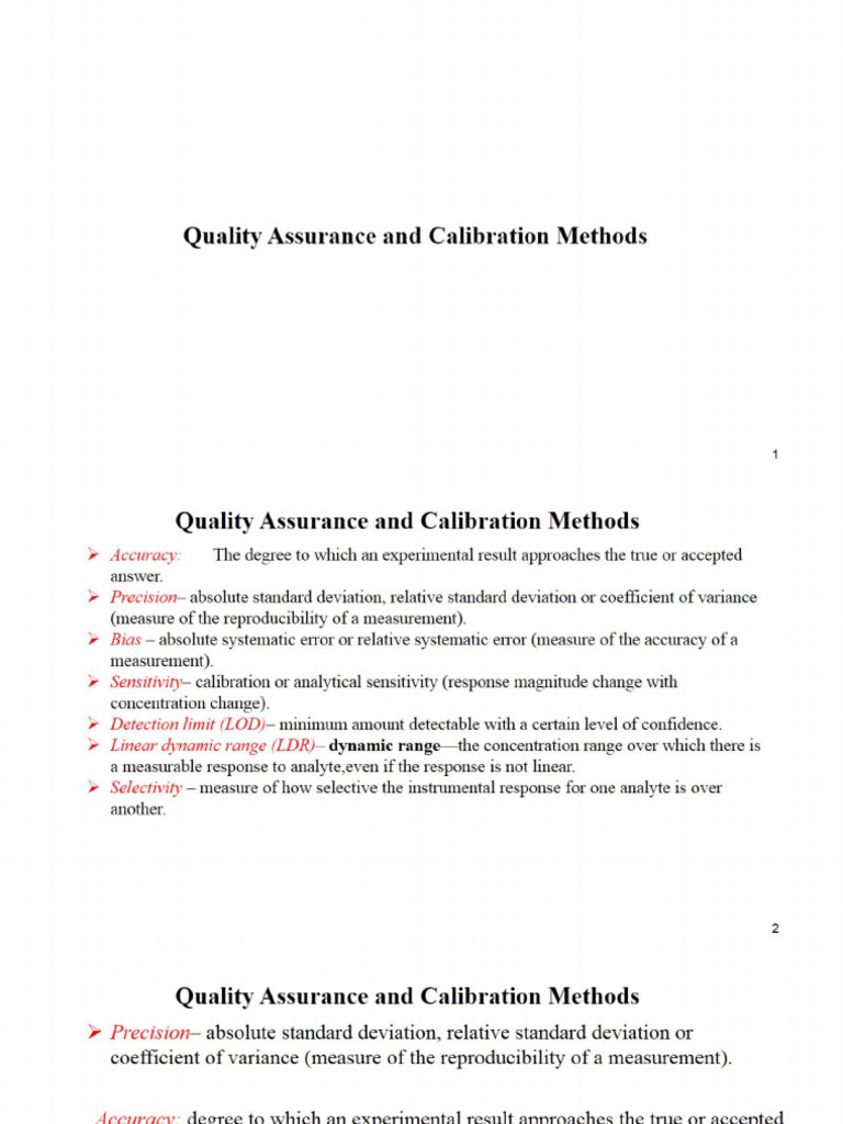 Calibration Methods-Chapter IV-pppp-12-12-20 | PDF