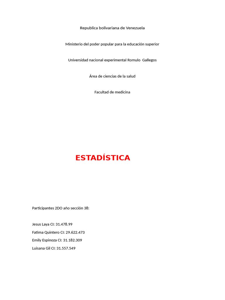 0 - Estadística 2do | PDF | Diferencia | Probabilidad
