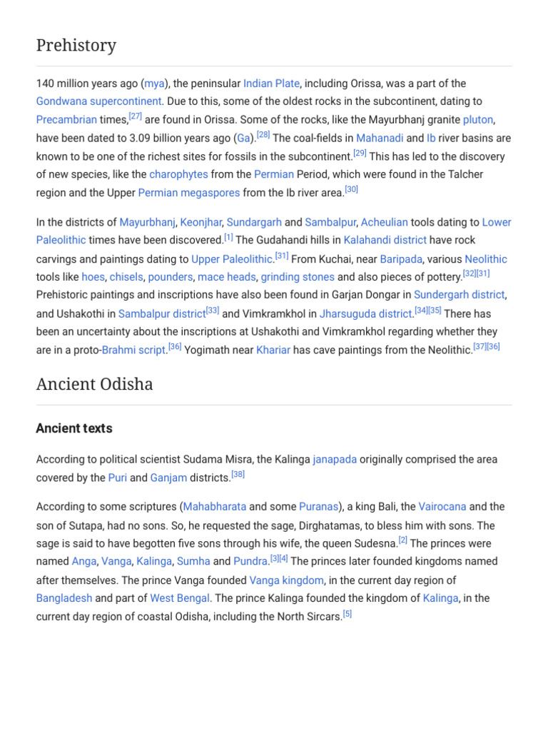 Gudahandi Hills: Odisha's Prehistoric Legacy | PDF