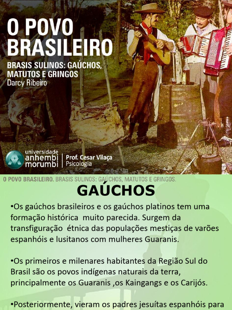 Darcy Ribeiro - O Povo Brasileiro-Brasis Sulinos | PDF | Brasil