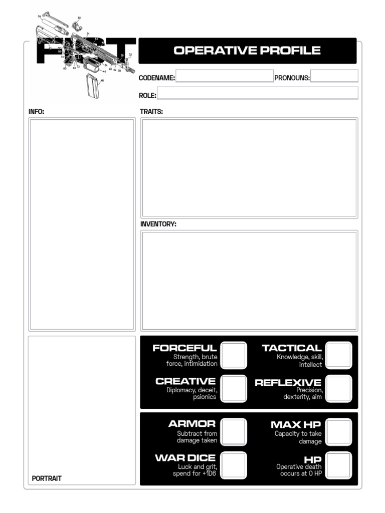 FIST Ultra Edition (Fillable Character Sheet) | PDF