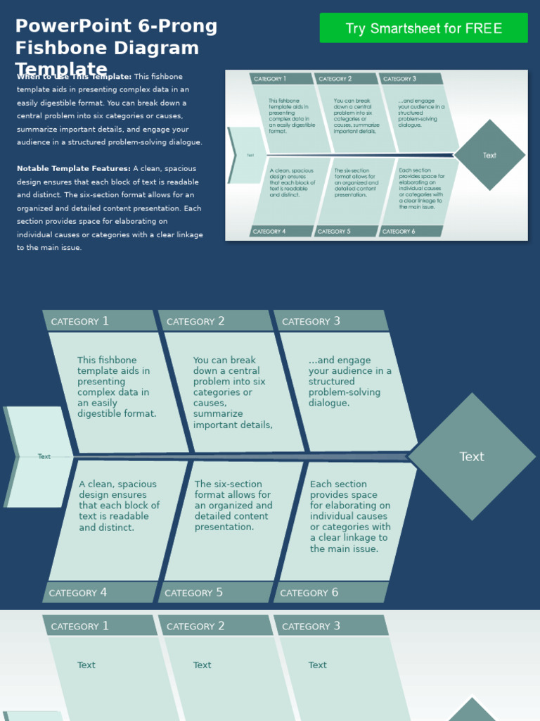 IC PowerPoint 6 Prong Fishbone Diagram Template | PDF | Computing