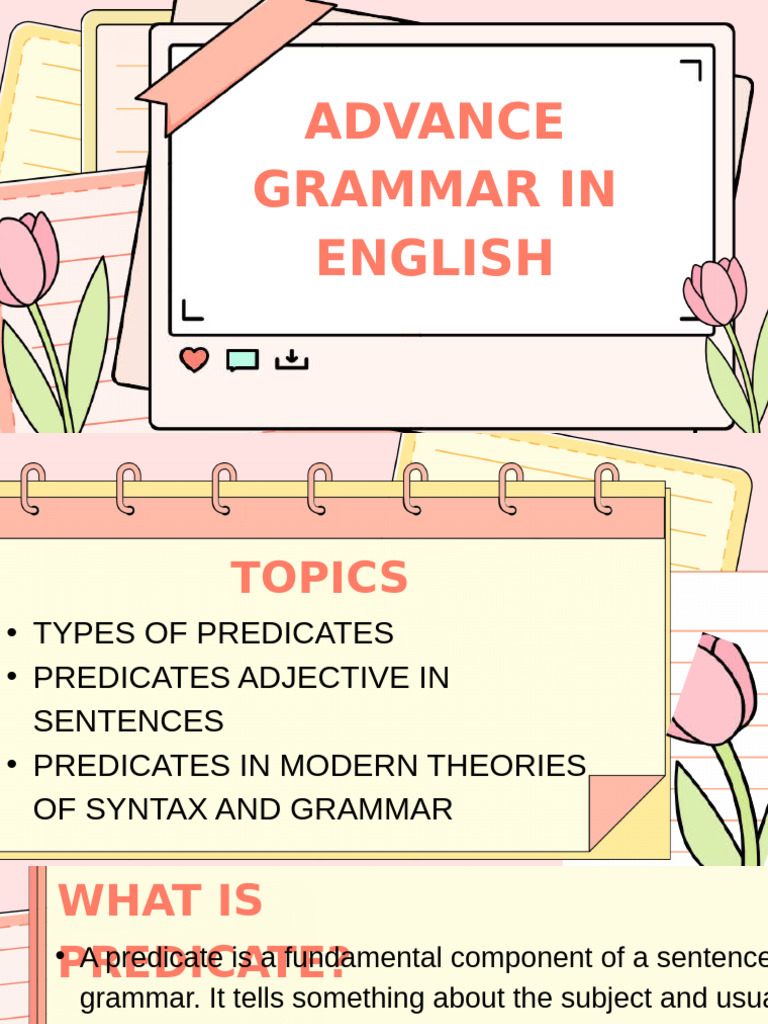 Group 4 Types of Predicates | PDF | Syntax | Predicate (Grammar)