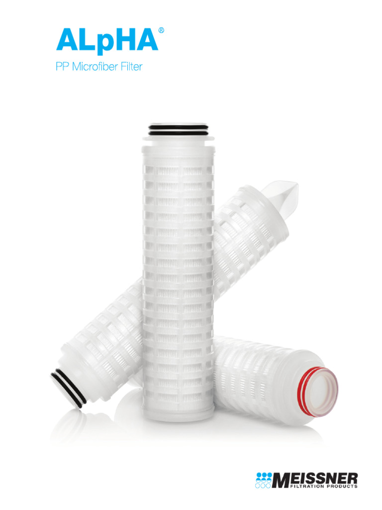 Alpha Polypropylene Filter | PDF | Porosity | Silicone