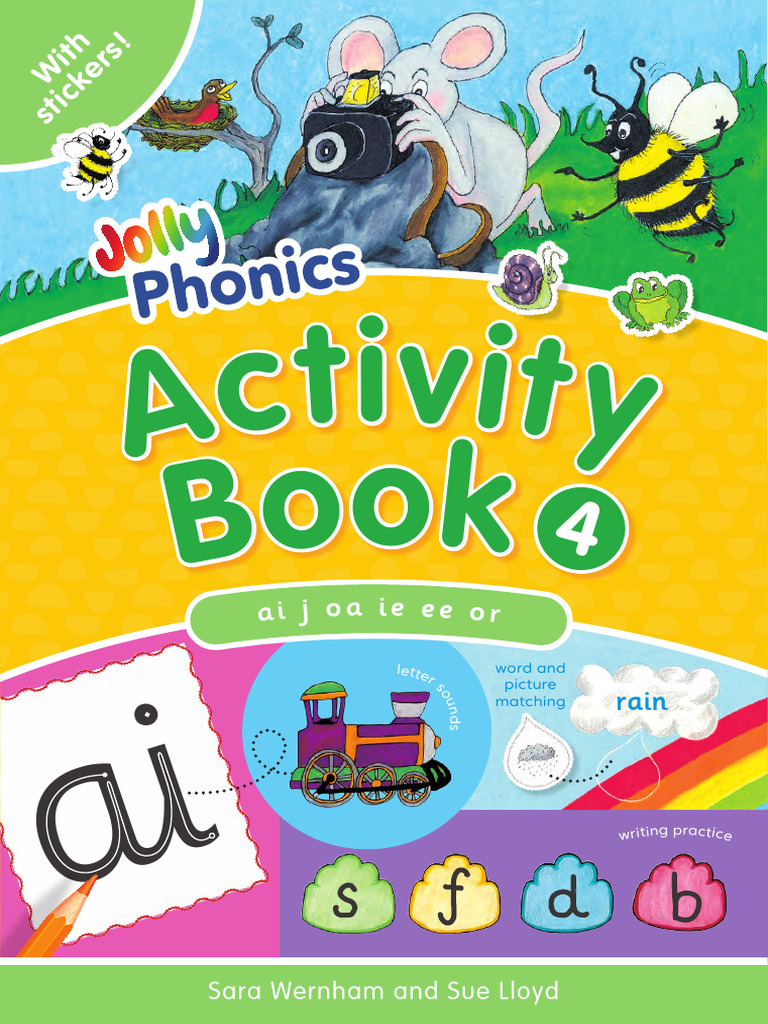 Jolly Phonics Activity Book 4 | PDF | Domesticated Animals | Apoidea