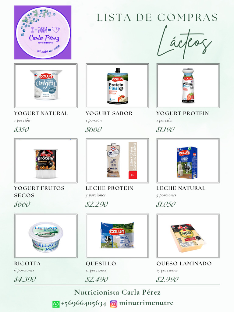 Lista de Compra Supermercado | PDF | Alimentos | Cocina