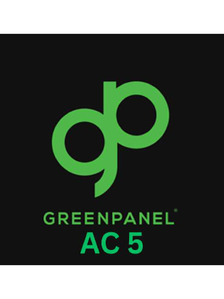 GREENPANEL AC5 | PDF