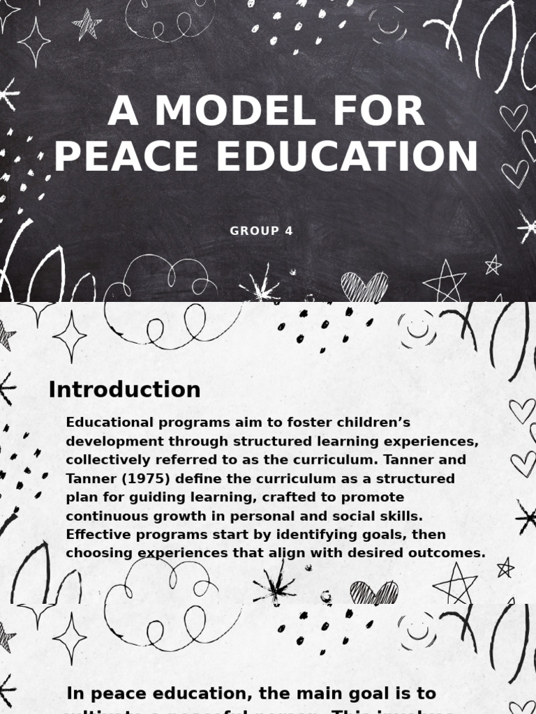 A Model For Peace Education | PDF | Thought | Peace