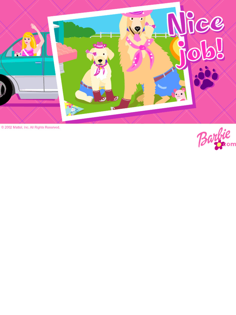 Barbie Zoom and Groom - Free Online Game For Kids | PDF