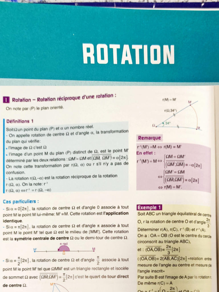 Rotation | PDF