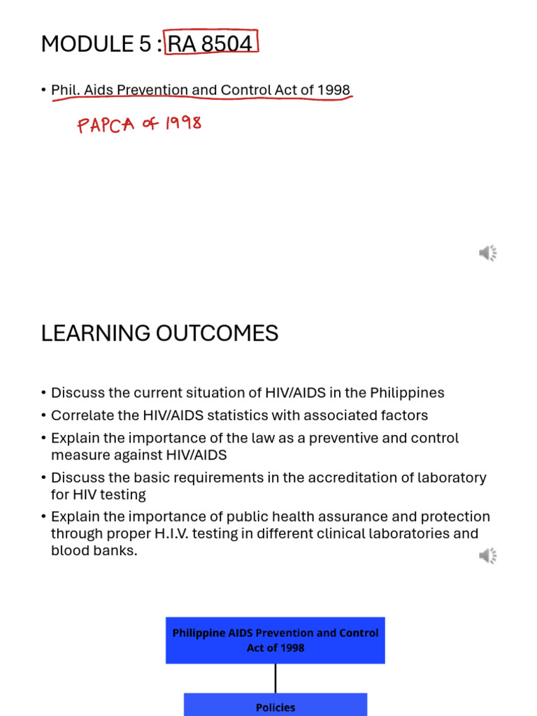 Overview of RA 8504: HIV/AIDS Law in the Philippines | PDF ...