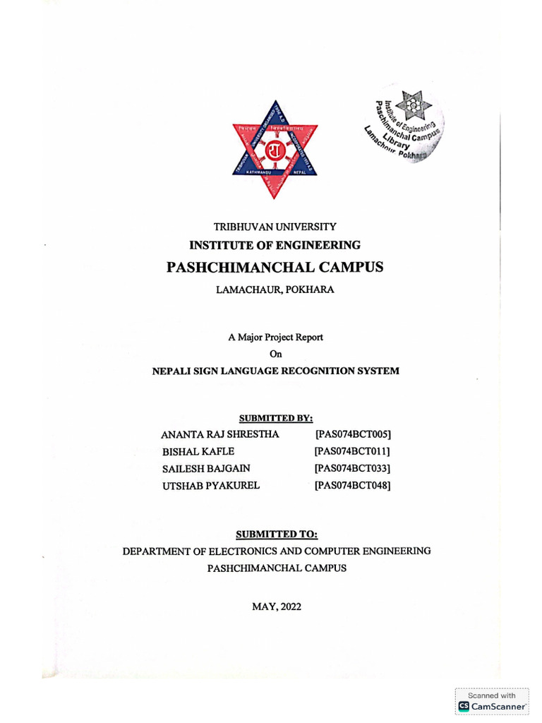 Sign Language Detection | PDF