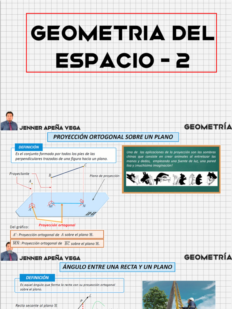 Desarrollo de Clase - Geometria Del Espacio 2 | PDF