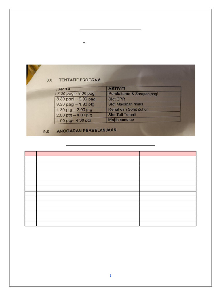 Program BSMM (Oktober) | PDF