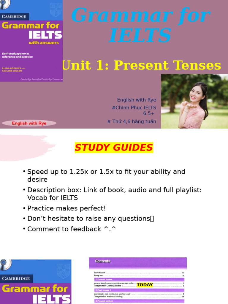 Grammar For IELTS Unit 1 Present Tenses | PDF