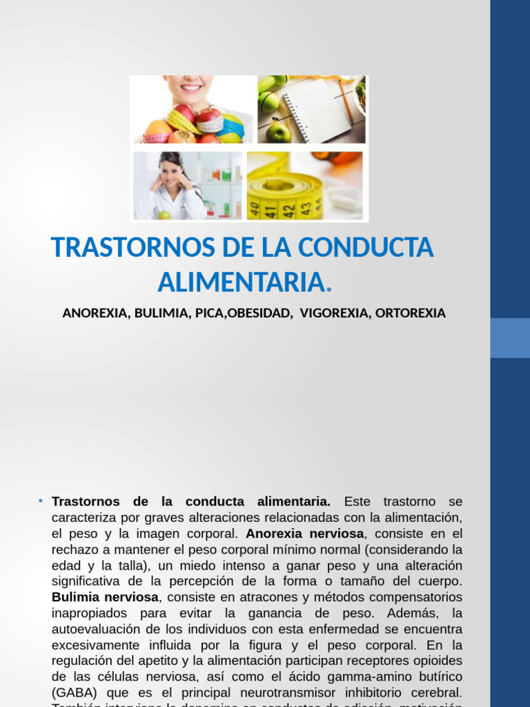 Trastornos Alimenticios | PDF | Desorden alimenticio | Bulimia nerviosa