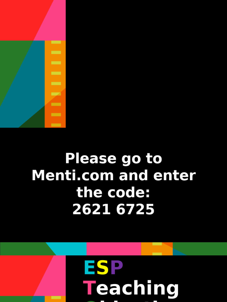 ESP Teaching Objectives and Methodologies | PDF | Knowledge | Learning