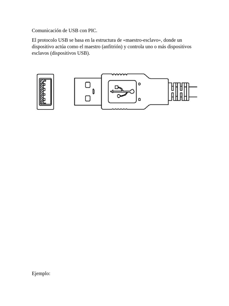 Comunicación de USB Con PIC | PDF | USB | Microcontrolador