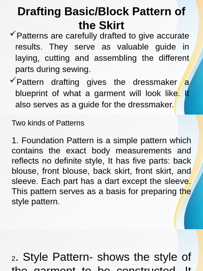Lesson 5 Project Plan For Sleeping Garment Week 2 | PDF | Sewing