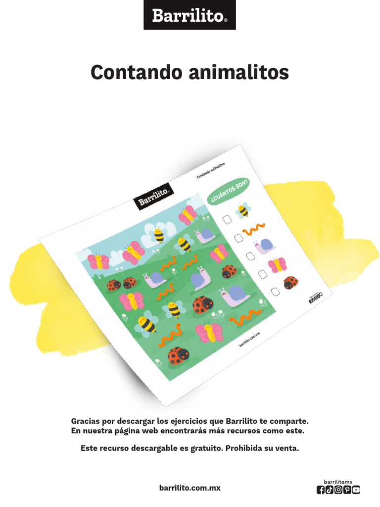 Descargable - Aprendiendo A Contar - 1 | PDF