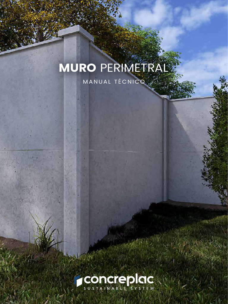 Muro Perimetral Concreplac: Instalación y Ventajas | PDF | Hormigón ...