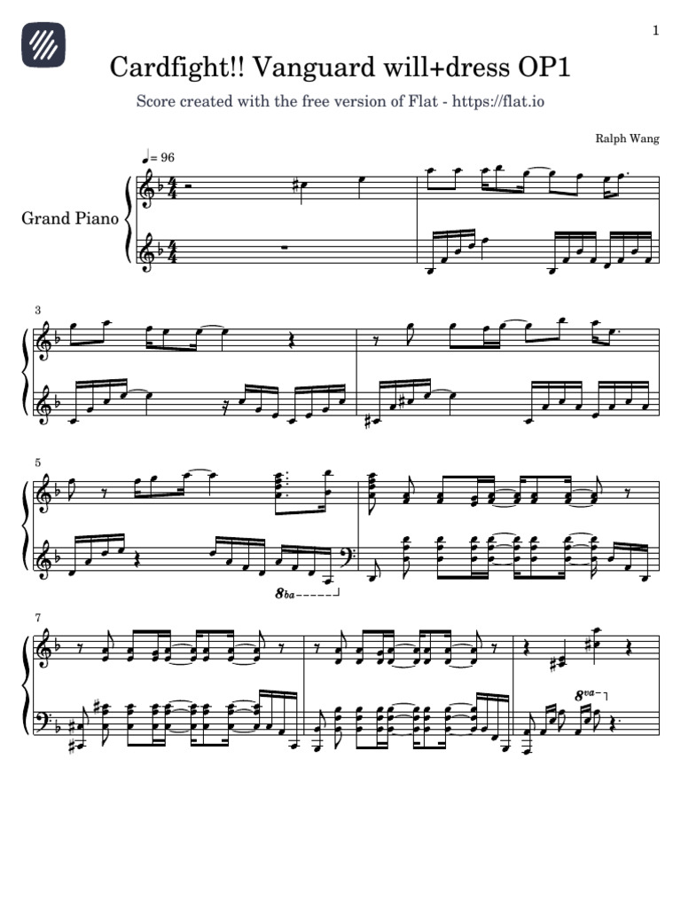 Cardfight!! Vanguard Will+Dress OP1 | PDF