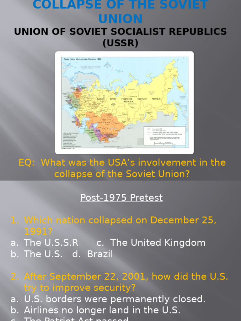 Collapse of The Soviet Union | PDF | Soviet Union | World Politics