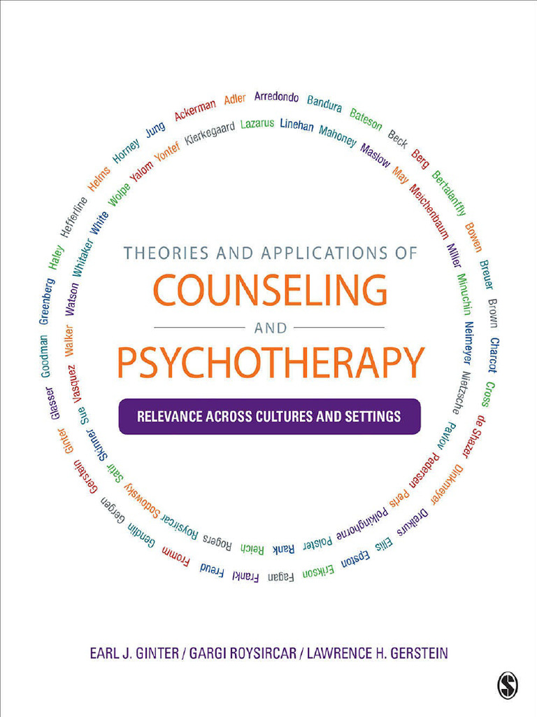 Theories and Applications of Counseling and Psychotherapy Relevance ...