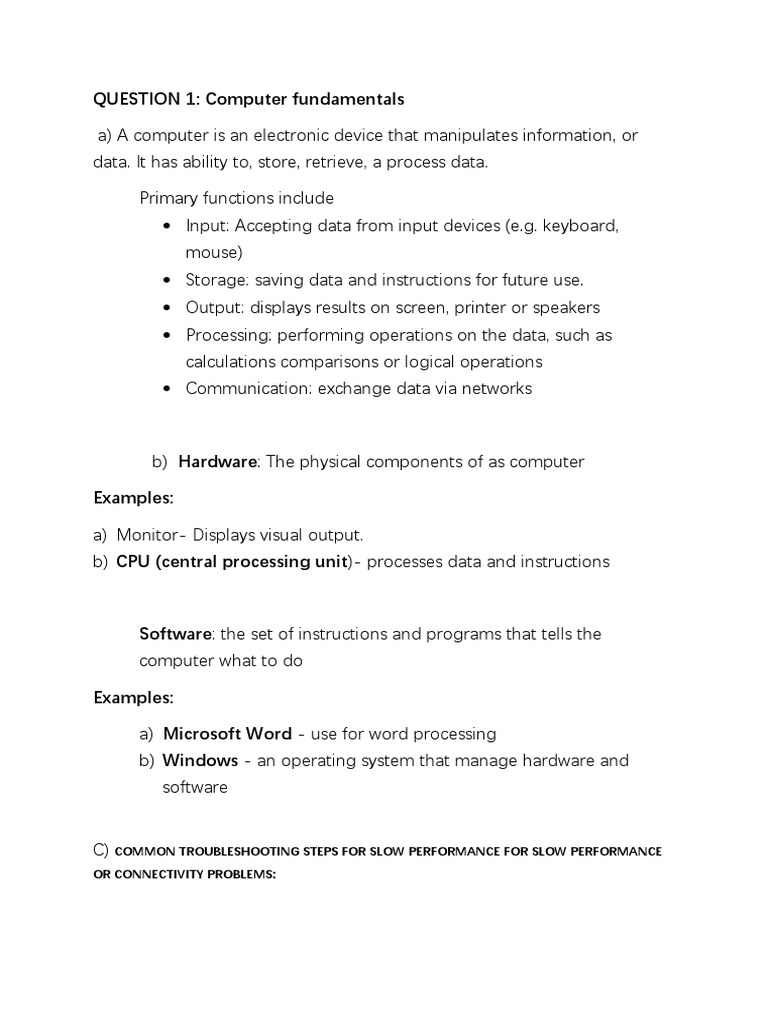 It Skills Assignment I MR Ilonga | PDF | Operating System | Input/Output