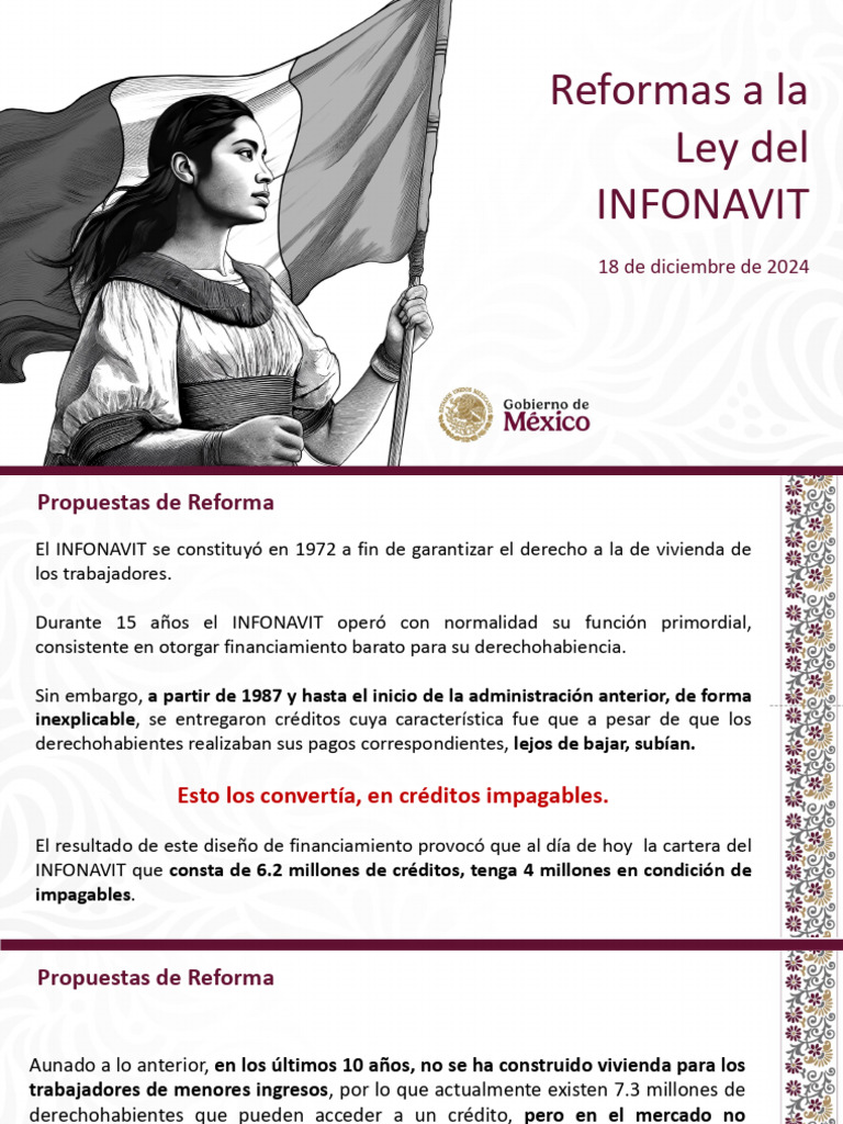 Reforma Infonavit 1734643243 | PDF