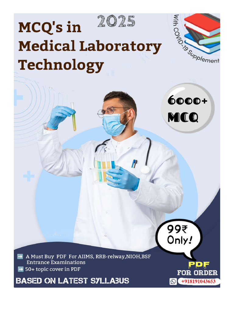 Laboratory Mcq's Book Demo.. | PDF | Bacteria | Hiv/Aids