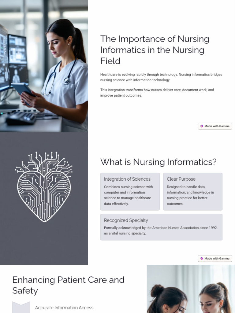 The-Importance-of-Nursing-Informatics-in-the-Nursing-Field | PDF | Nursing | Health Informatics