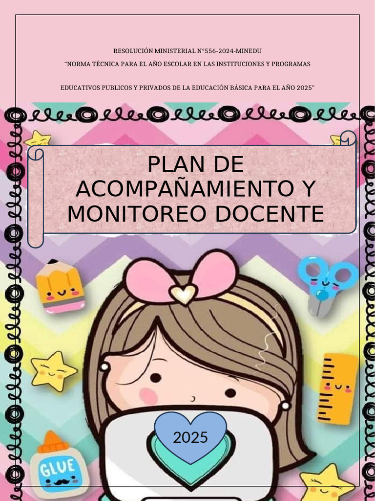 PLAN DE ACOMPAÑAMIENTO y MONITOREO DOCENTE 2025 | PDF | Evaluación | Enseñando