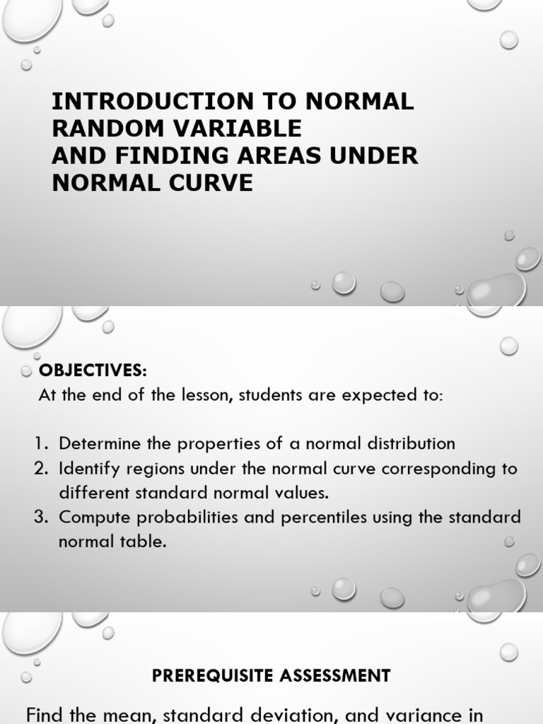 Lesson 3 Normal Distribution 2 | PDF | Normal Distribution | Standard Deviation