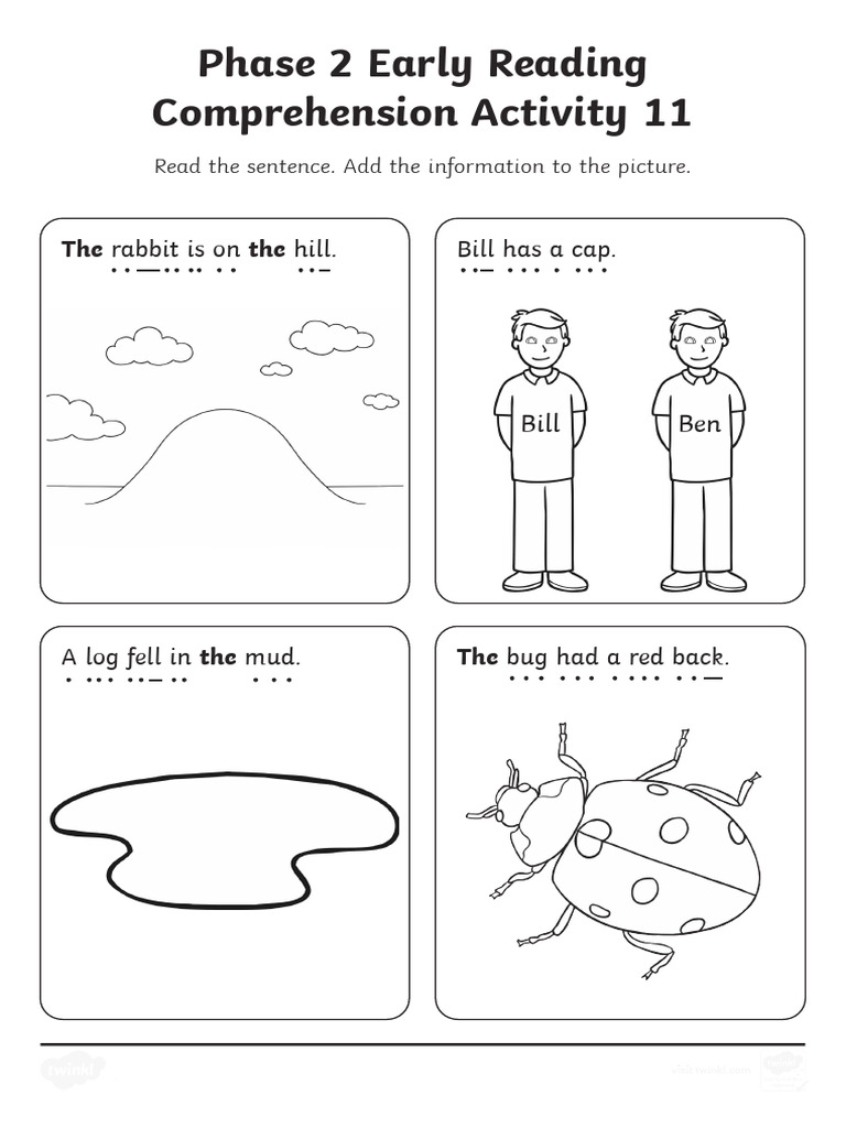 Grade 1 Reading Comprehension Activity | PDF