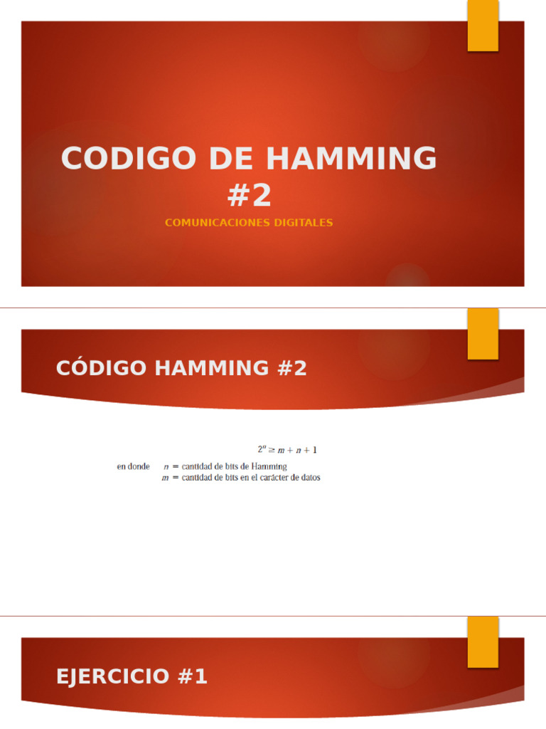 CLASE-18-DE-DICIEMBRE.-CODIGO-DE-HAMMING-2 | PDF