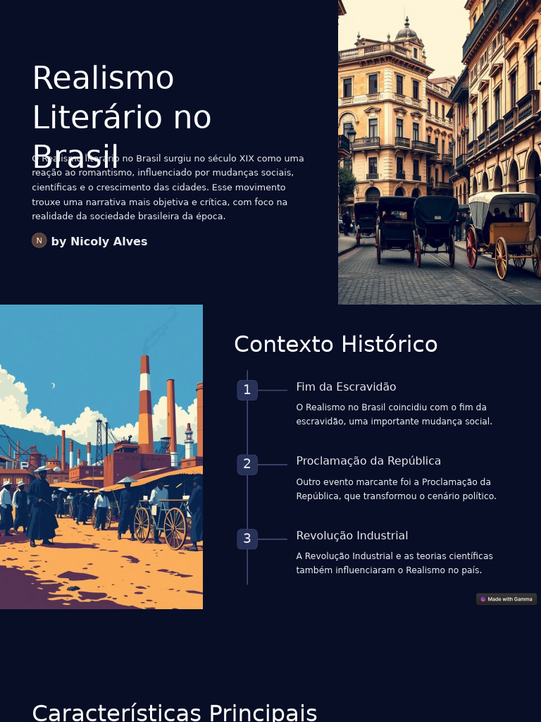 Realismo Literário no Brasil: Características e Autores | PDF ...