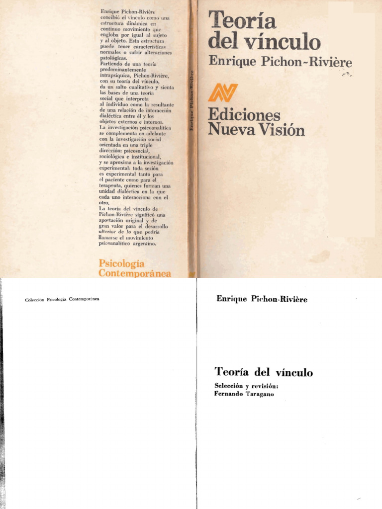 Riviere-Teoria Del Vinculo | PDF