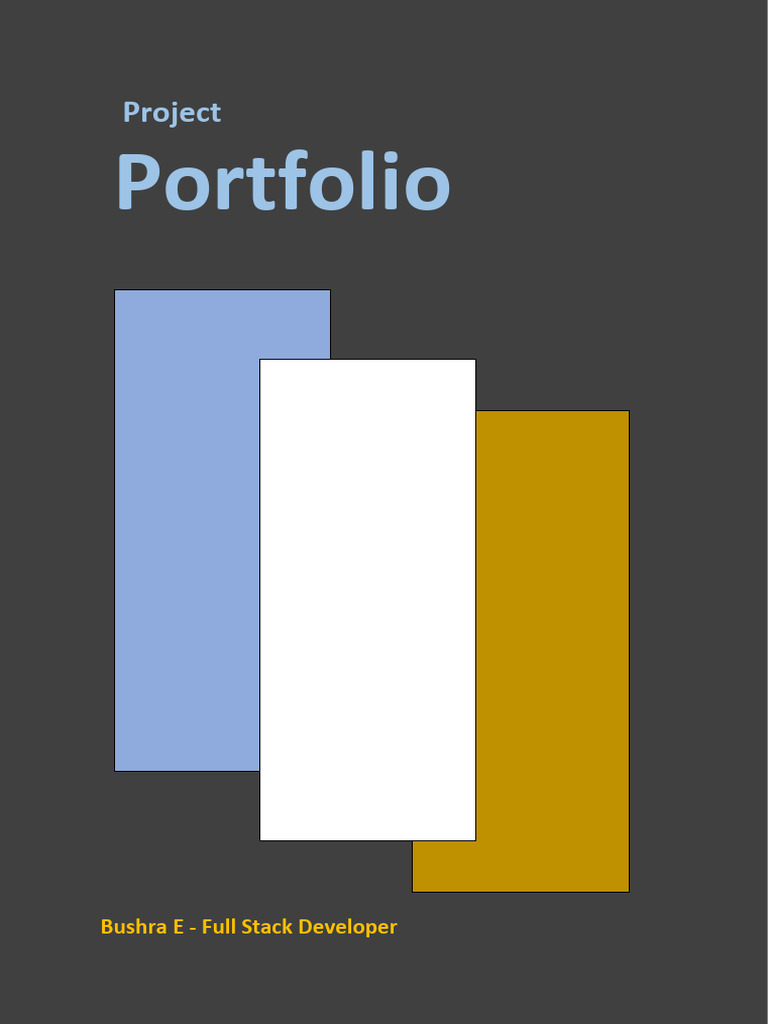 Full Stack Devoloper Portfolio Model | PDF