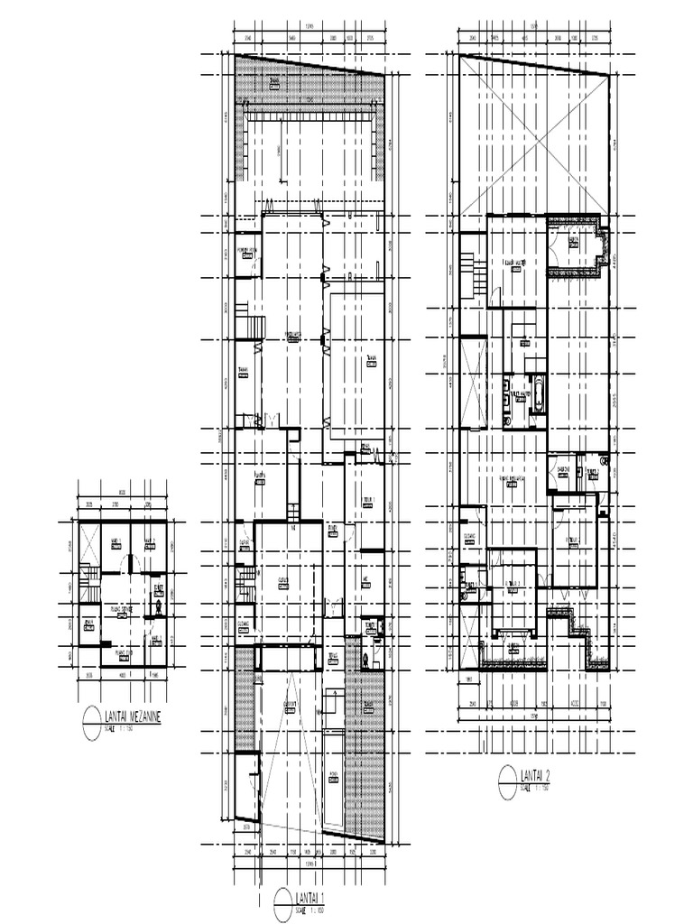 Denah Eksisting r1 Permata Hijau-Model | PDF