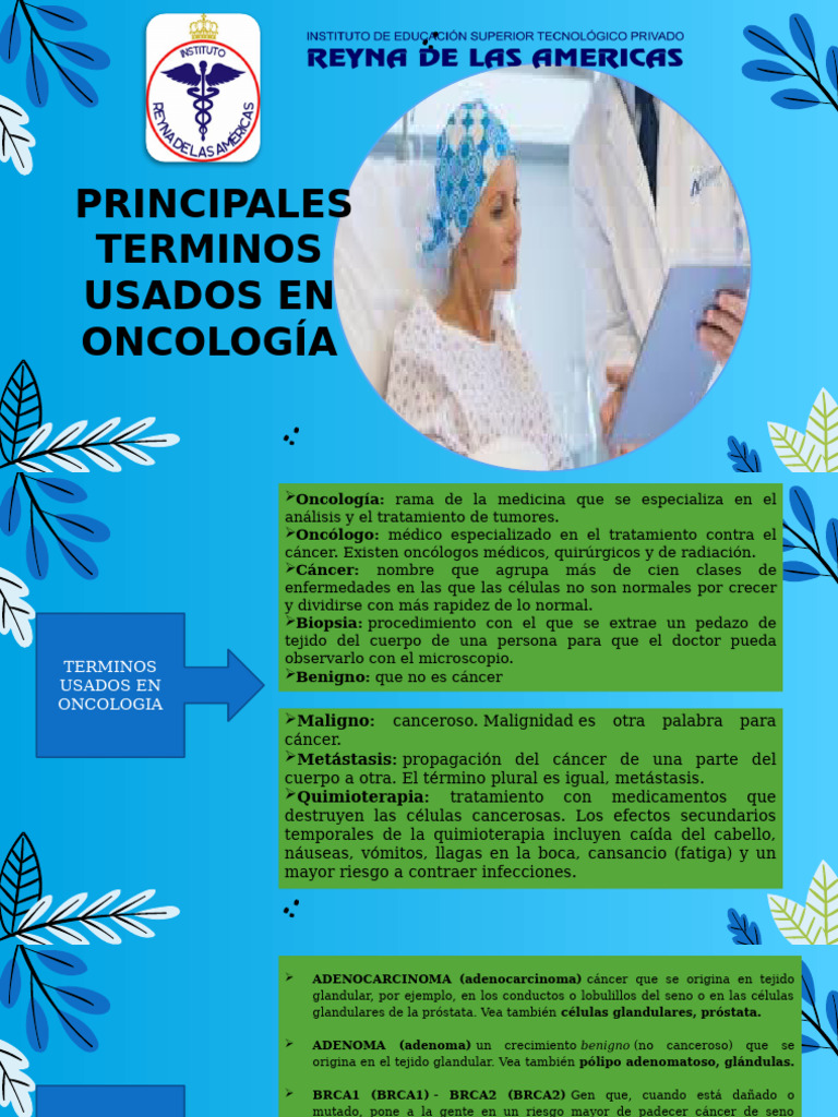 Sem 2 Terminolgia y Generalidades de Oncologia | PDF | Cáncer | Neoplasias