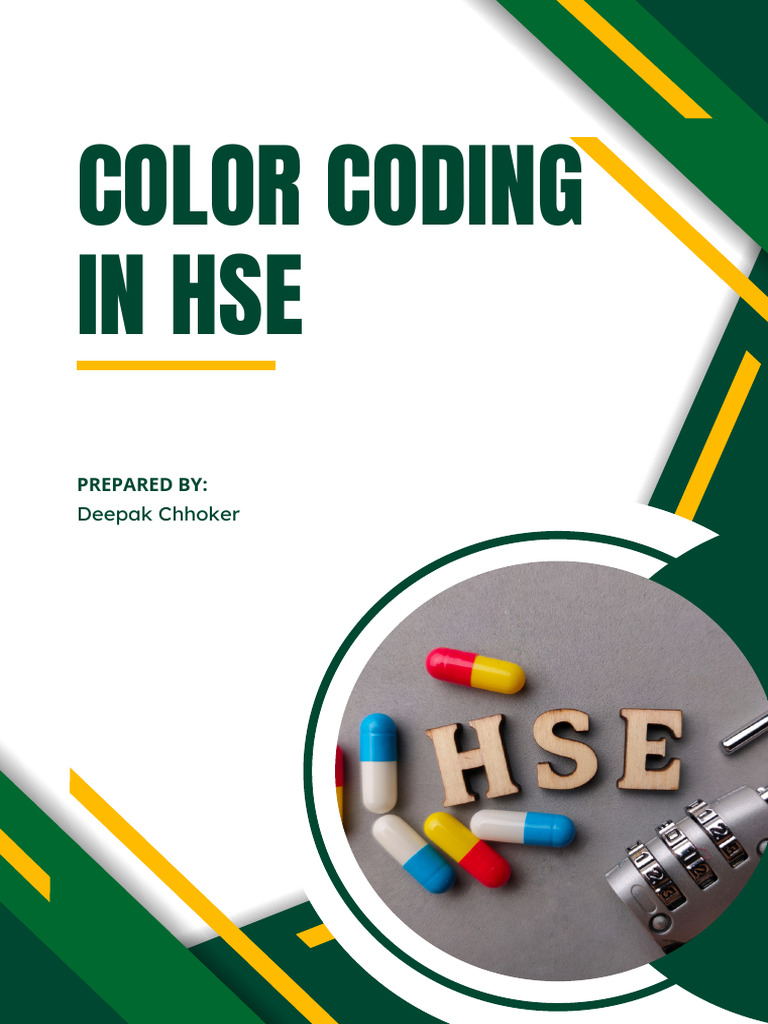Colour_coding_in_HSE_1741968472 | PDF | Safety | Occupational Safety ...