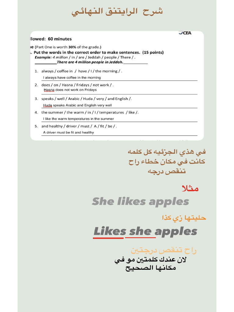 Final Writing Exam | PDF