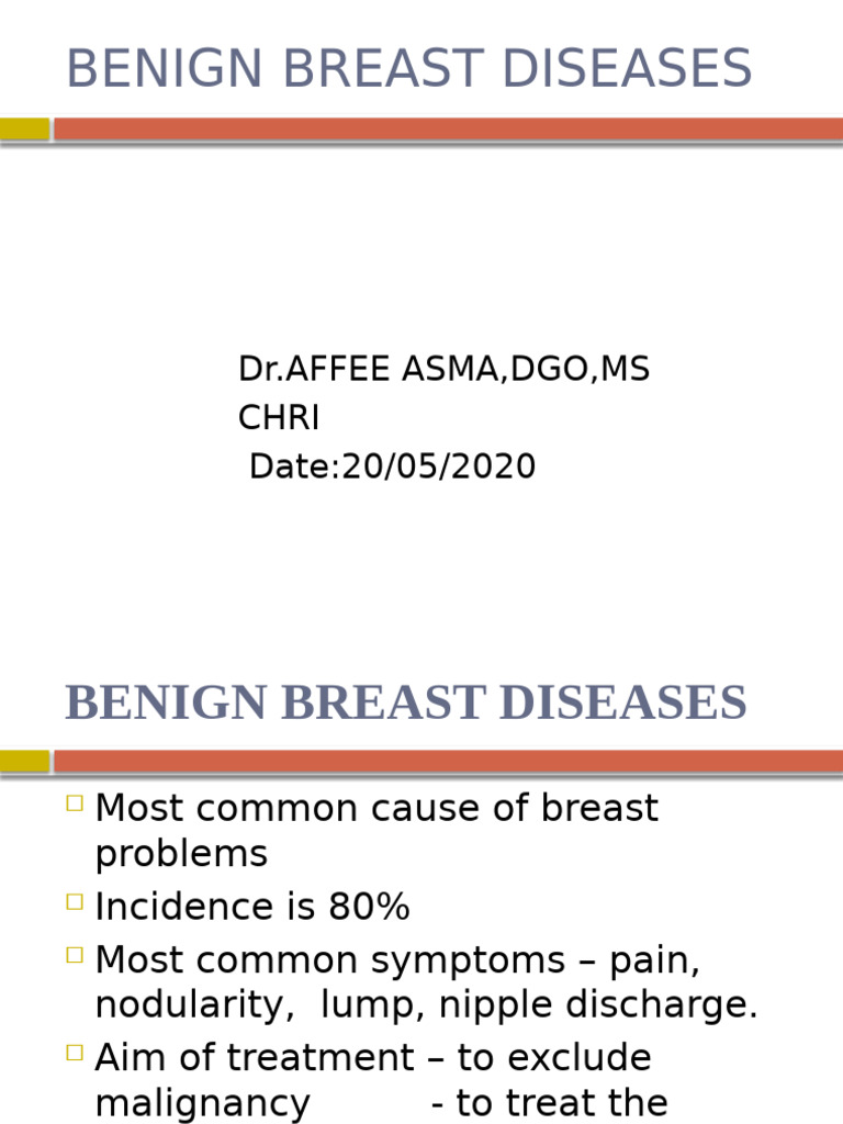 Understanding Benign Breast Diseases | PDF | Breast Cancer | Nipple